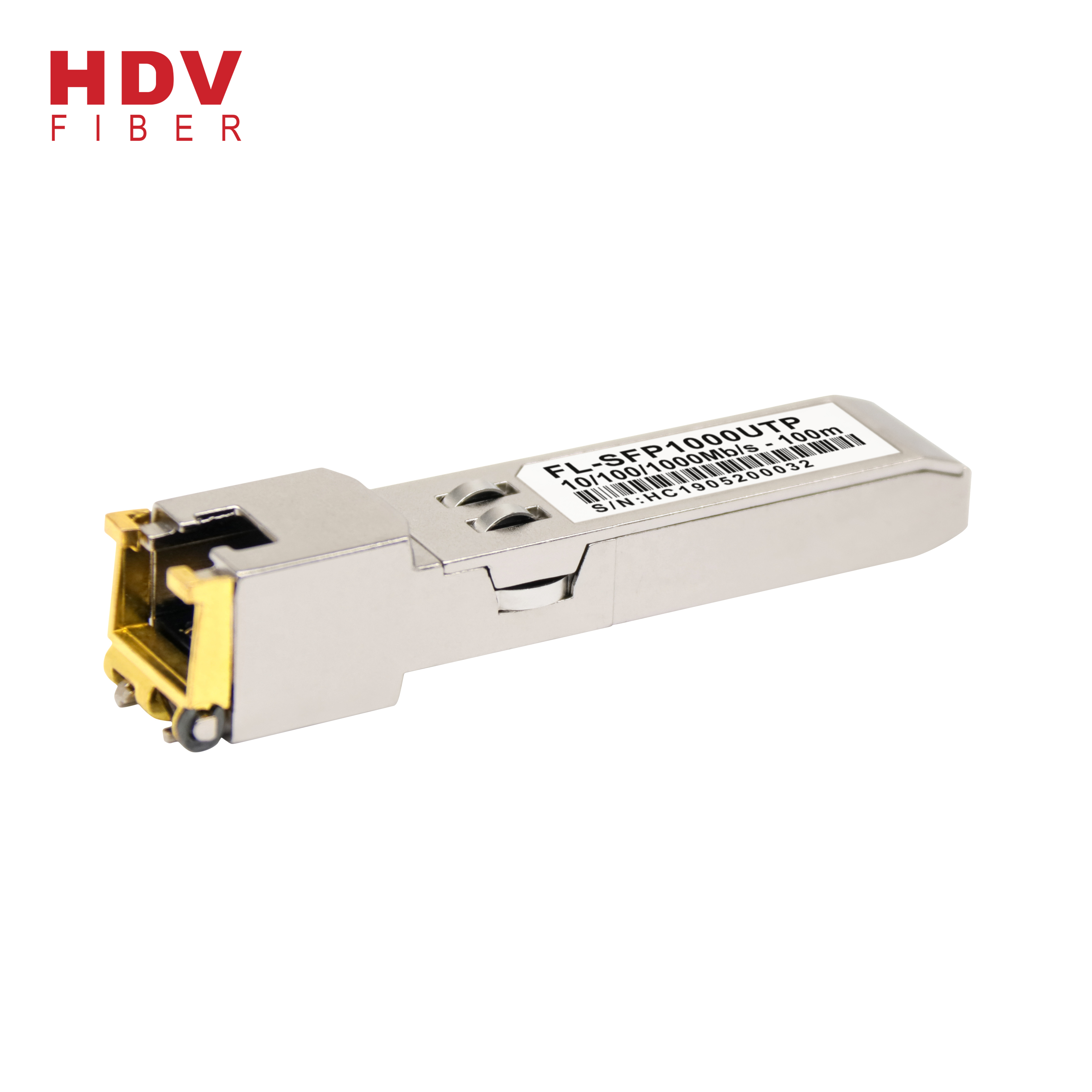 China sfp module one port rj45 10/100/1000M Base-T 100m optical ...